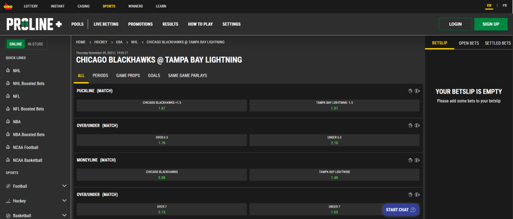 Proline Plus Sportsbook Betting Review & Ratings June, 2025