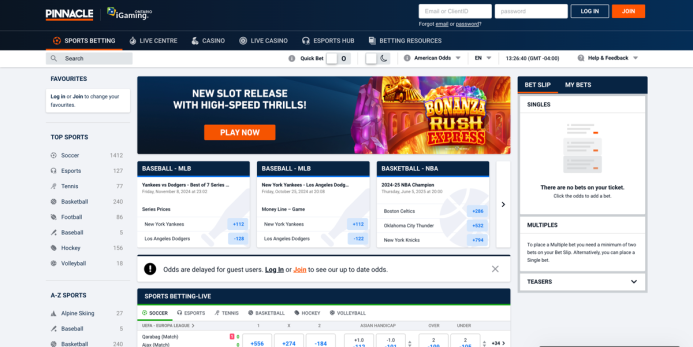 Pinnacle Sportsbook Review & Ratings | October 2025