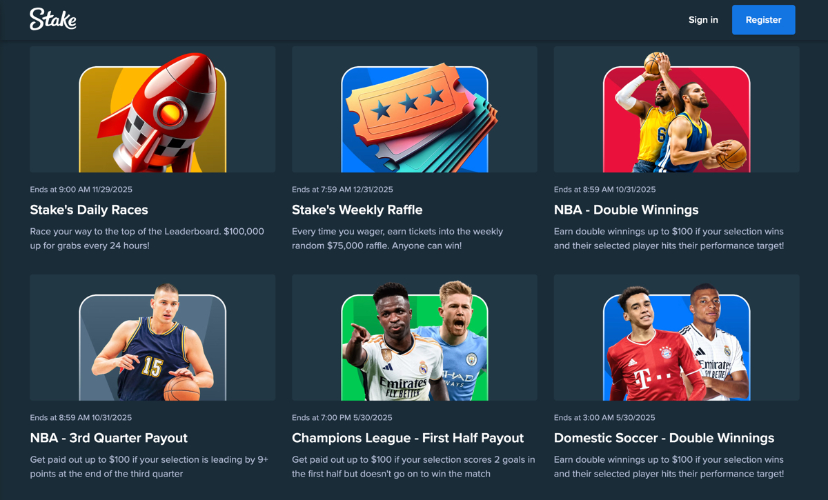 Stake Sportsbook Review 2025 | Crypto Betting at Stake.com