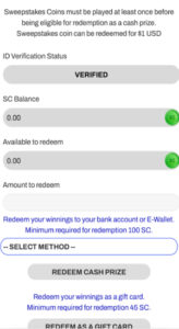 RealPrize Redemption Guide 2026: Payout Times & SC Minimums
