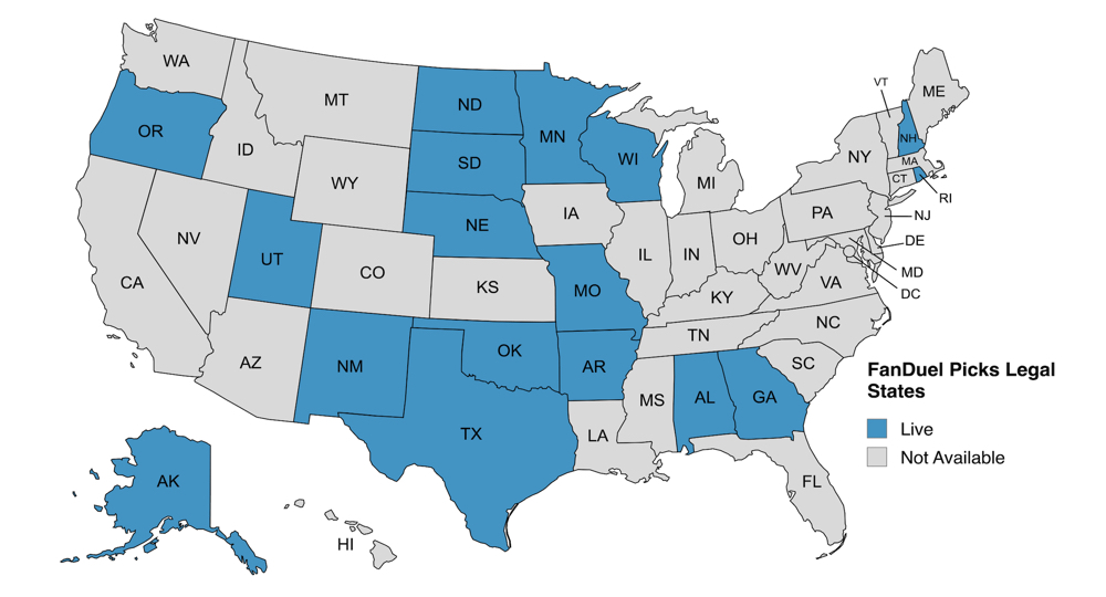 FanDuel Legal States (2026): Sportsbook, Casino, DFS & App Availability ...
